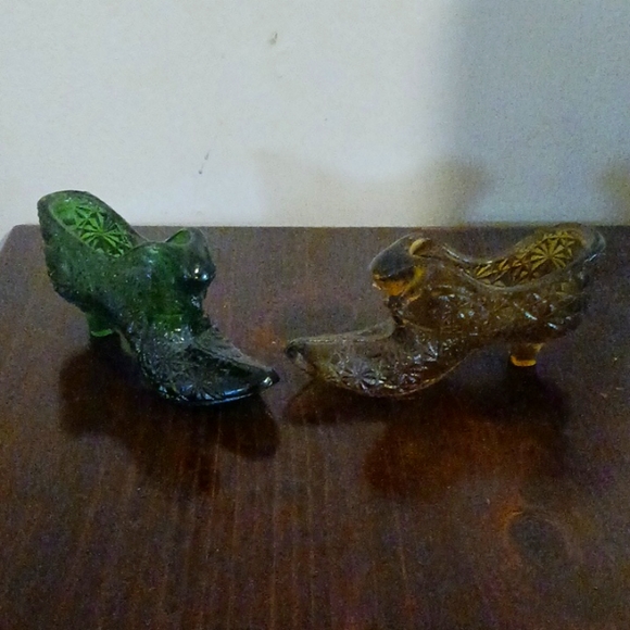 Art | Vintage Glass Boots | Poshmark